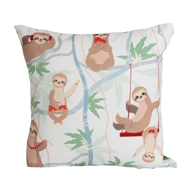 Gouchee Home Playful Sloth Cushion 16" x 16" - Walmart.ca