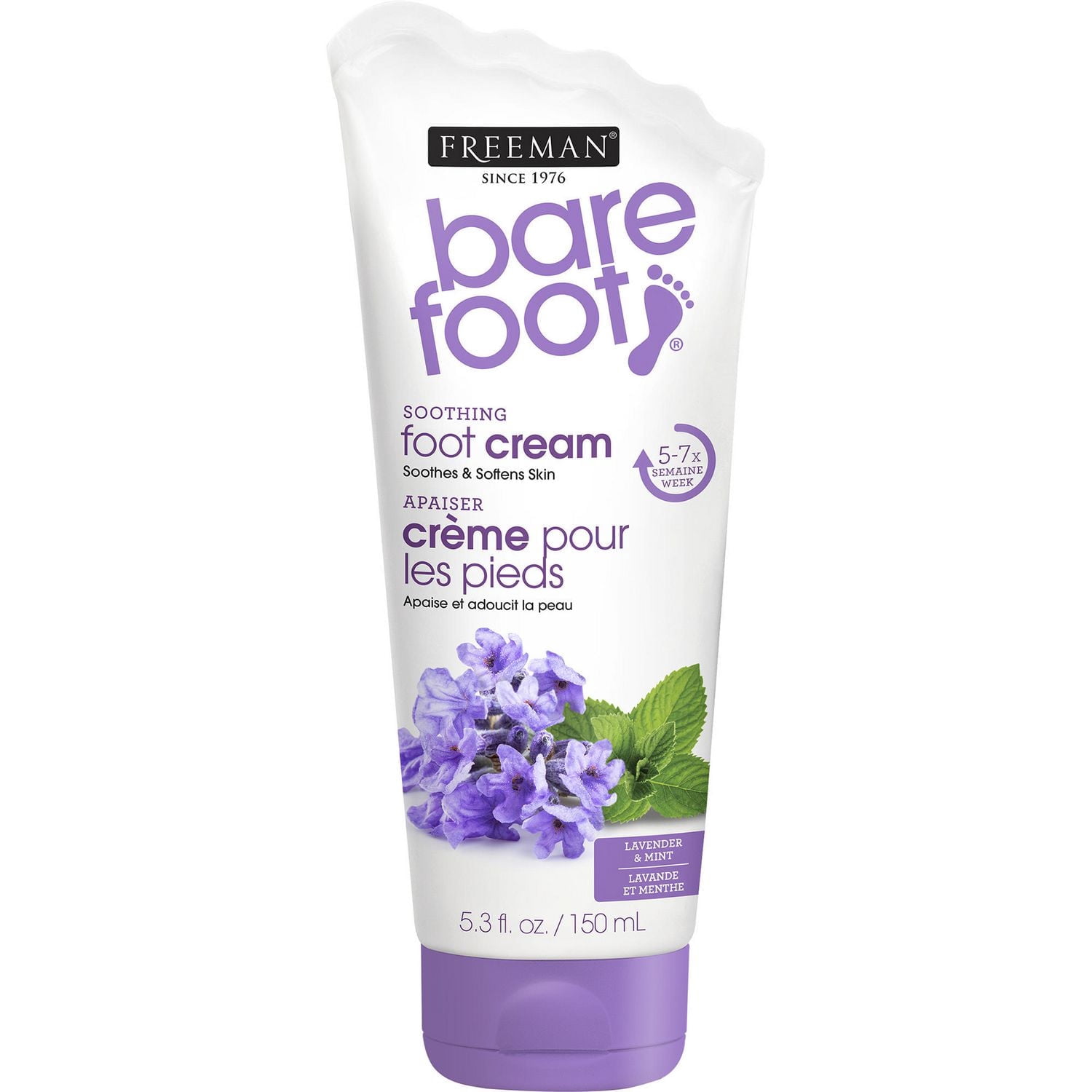 Freeman Bare Foot Lavender & Mint Foot Cream, 150 ml - Walmart.ca