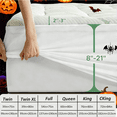 Oaskys Grid Texture Foldable Mattress Topper – Bamboo Fiber Floor ...