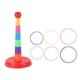 Multicolor Plastic Toss Rings Kids Ring Toss Game Carnival Rings for ...