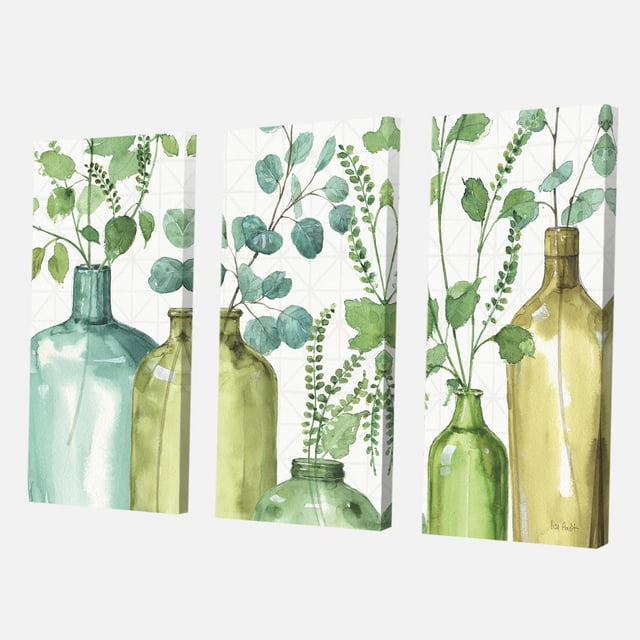 Designart Mixed Botanical Green Leaves I0 Canvas Wall Art - Walmart.ca