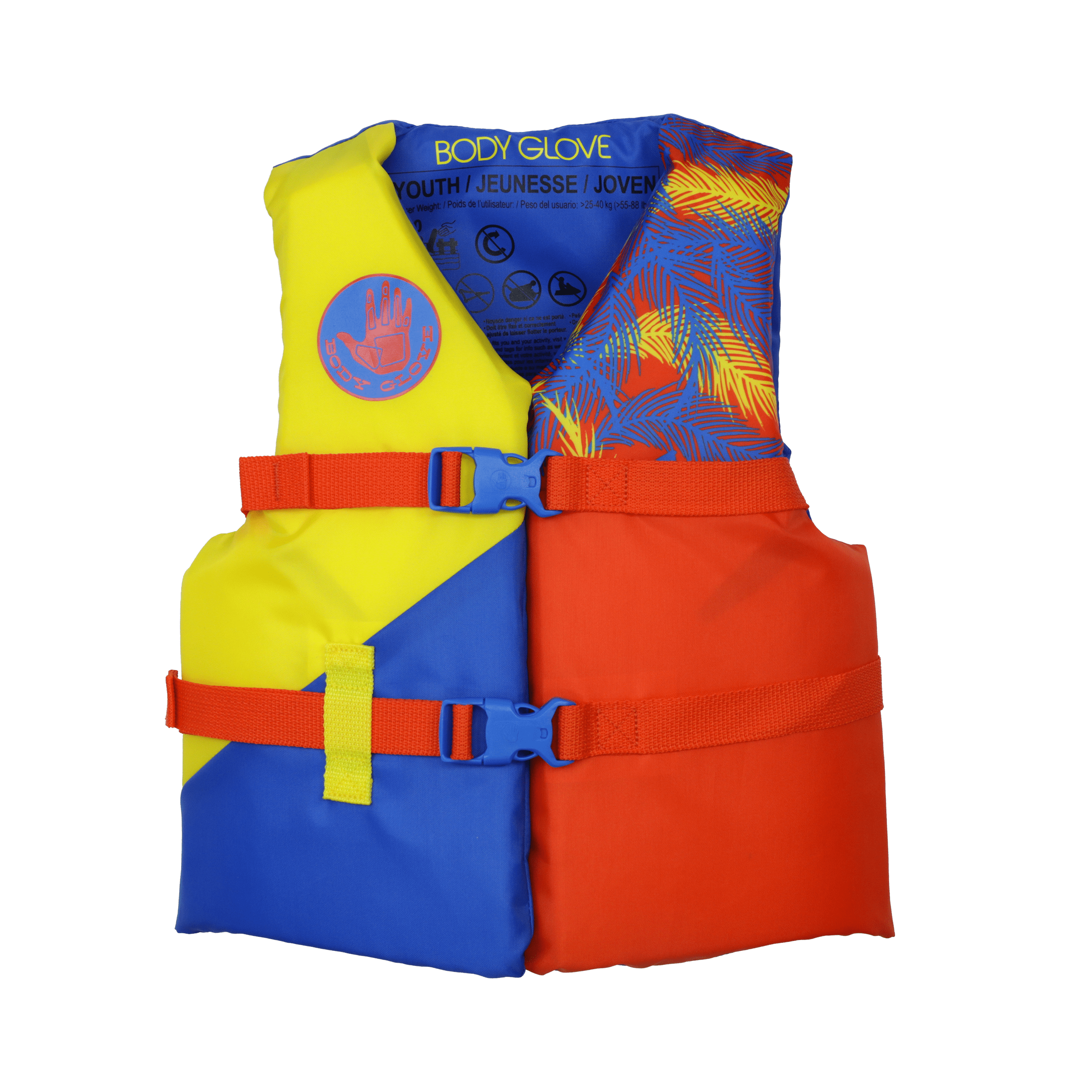 Body Glove Youth Life Jacket PFD Adjustable Water Sports Vest Durable ...