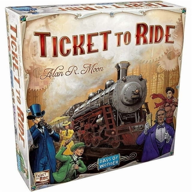 Ticket to Ride Board Game - A Cross-Country Train Adventure for Friends ...