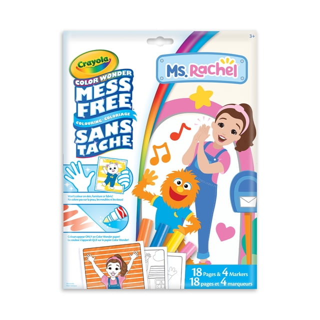 Crayola Color Wonder Mess-Free Colouring Pages & markers, Ms. Rachel ...