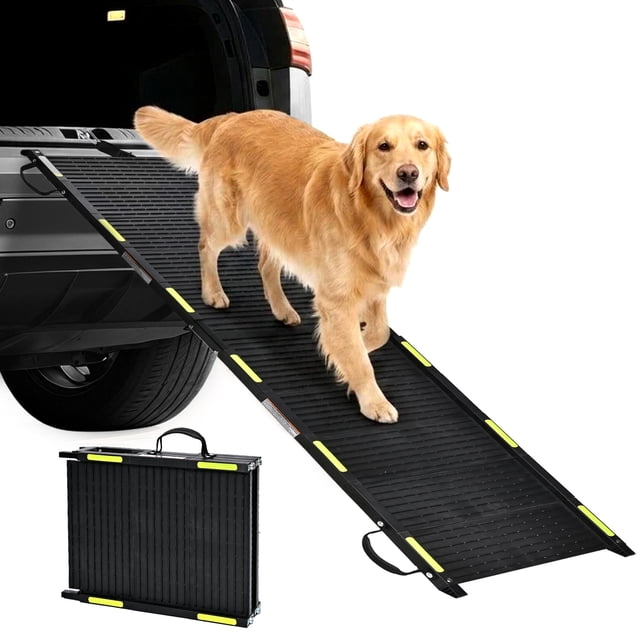 Foldable Dog Ramp for Large Dogs, Support 150LBS, 67''L x 16''W ...