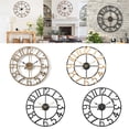 Vintage Metal Outdoor Wall Clock Stylish Decoration for Outdoor Space ...