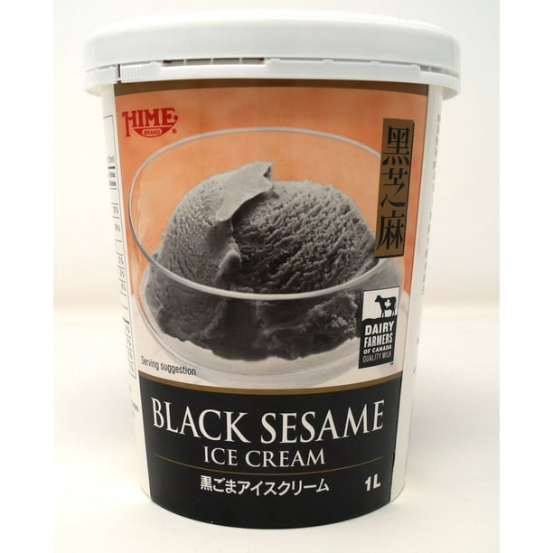Hime Black Sesame Ice Cream, 1L - Walmart.ca