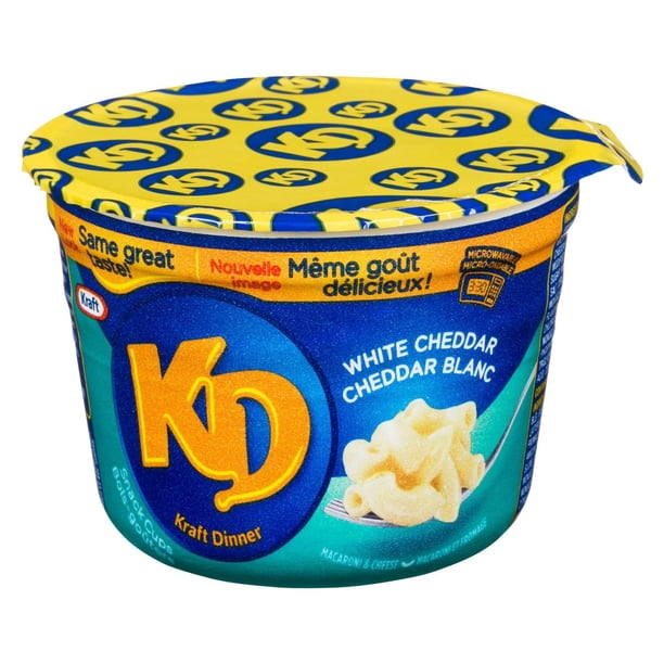 Kraft Dinner White Cheddar Macaroni & Cheese Snack Cups, 58g - Walmart.ca