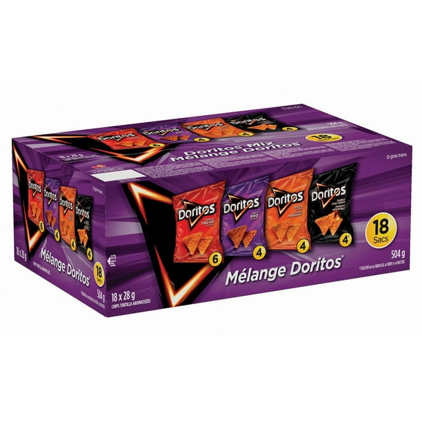 Doritos Mix 18 Count Multipack Tortilla Chips - Walmart.ca