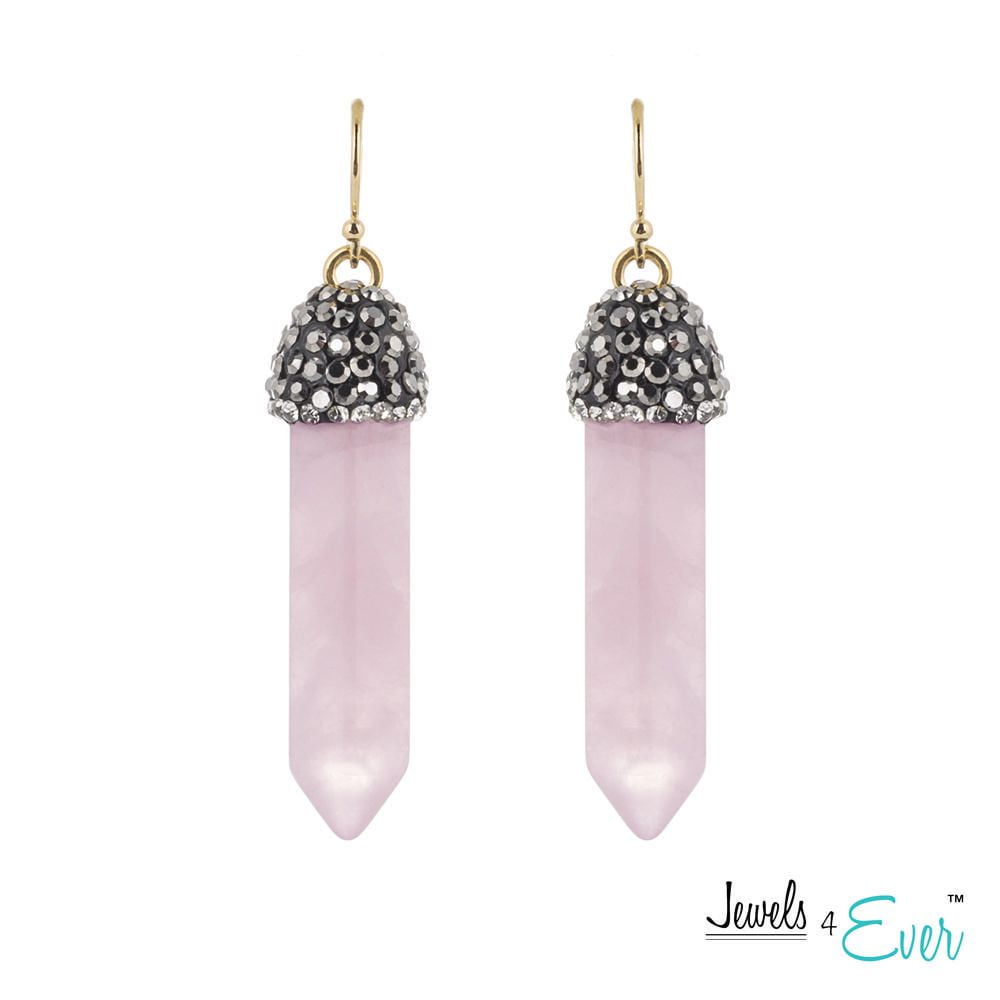 Click here for Jewels 4 Ever Brass Genuine Rose Quartz Point And... prices