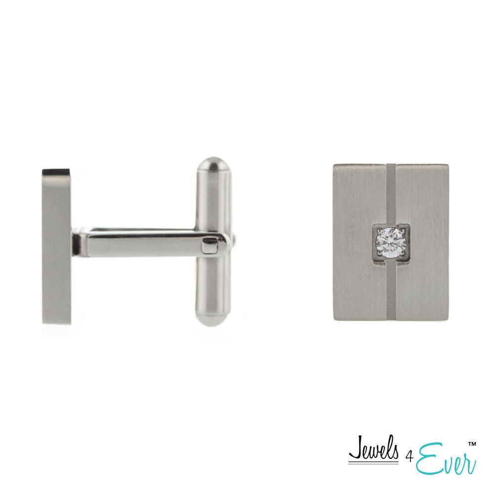Click here for Jewels 4 Ever Stainless Steel Cz Cufflinks prices