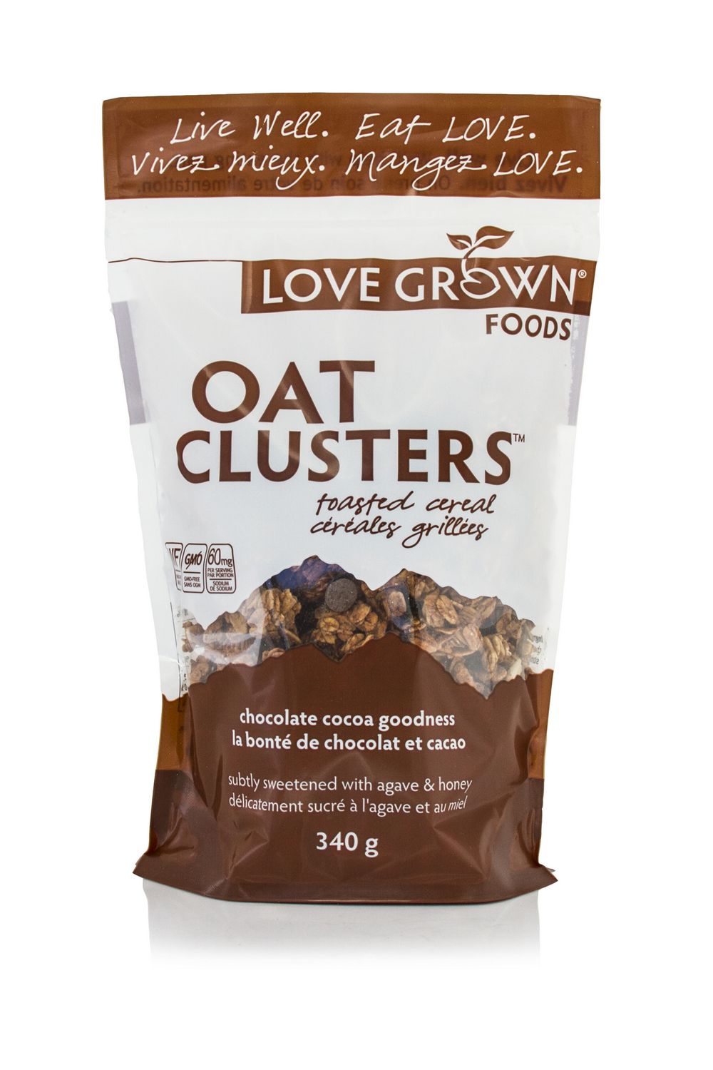 Love Grown -"Oat Clusters" Cocoa Goodness Toasted Cereal | Walmart Canada