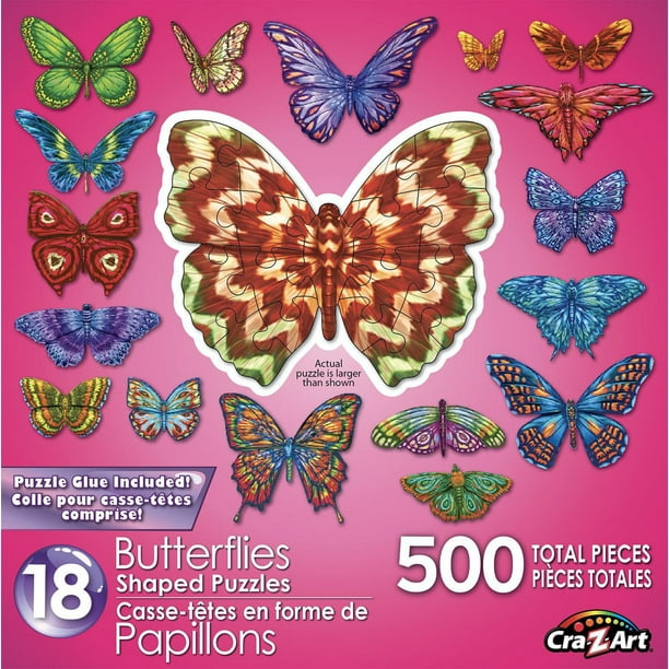 8 Mini-Butterflies Shaped Puzzles - Walmart.ca