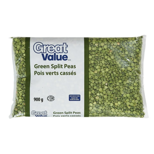 Great Value Green Split Peas, 900 g - Walmart.ca