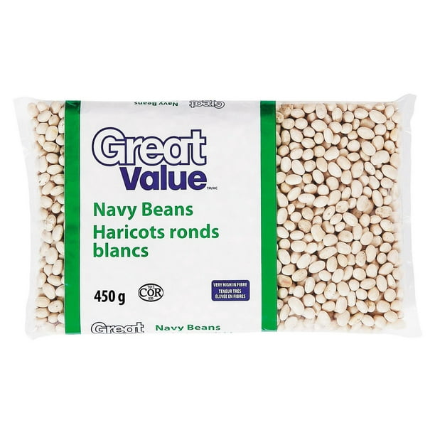 Great Value Navy Beans, 450 g - Walmart.ca