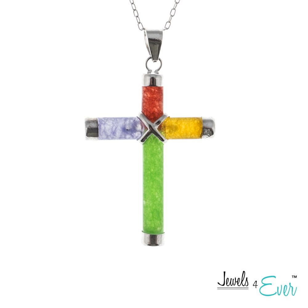 Click here for Jewels 4 Ever Sterling Silver Dyed Purple  Green J... prices