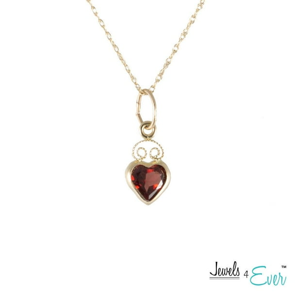 Jewels 4 Ever 10KT Heart Pendant and Chain - Walmart.ca