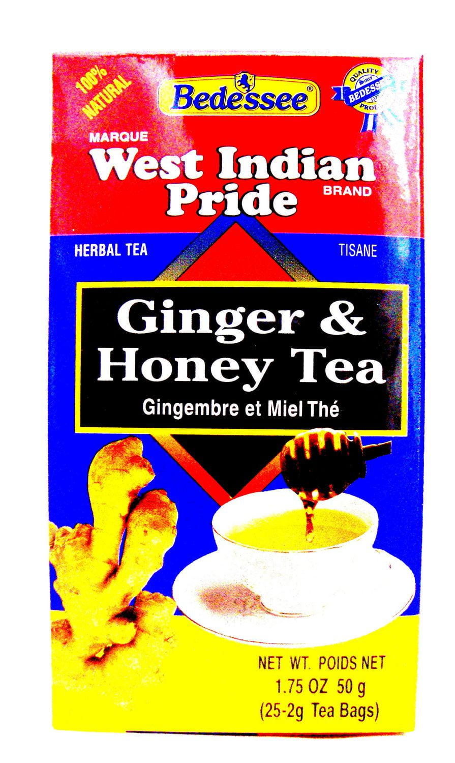 West Indian Pride Ginger and Honey Herbal Tea | Walmart Canada