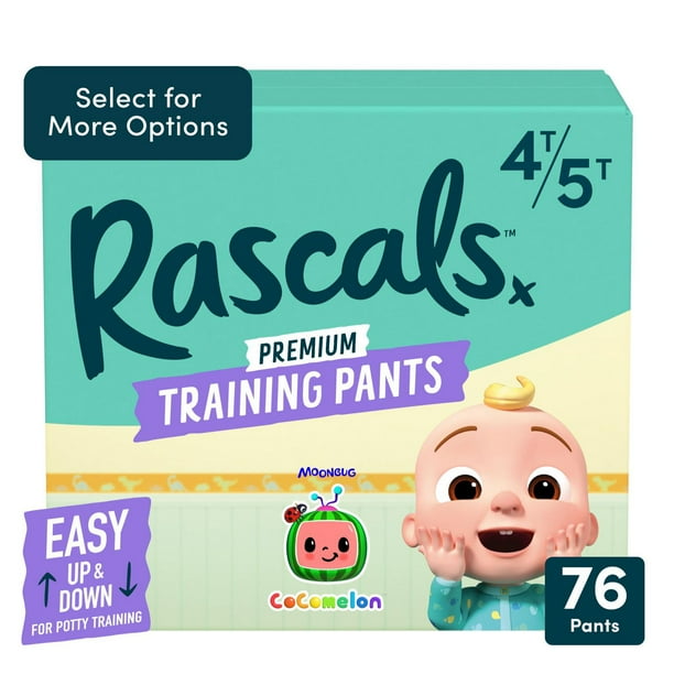 Rascal + Friends CoComelon Training Pants - Jumbo Box, Unisex, Sizes 4 ...