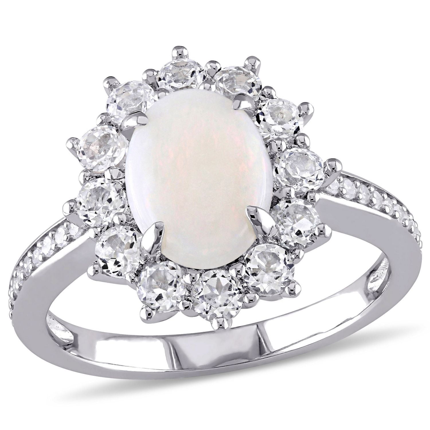 Click here for Asteria 2 Carat T. G.W. Opal And White Topaz With... prices