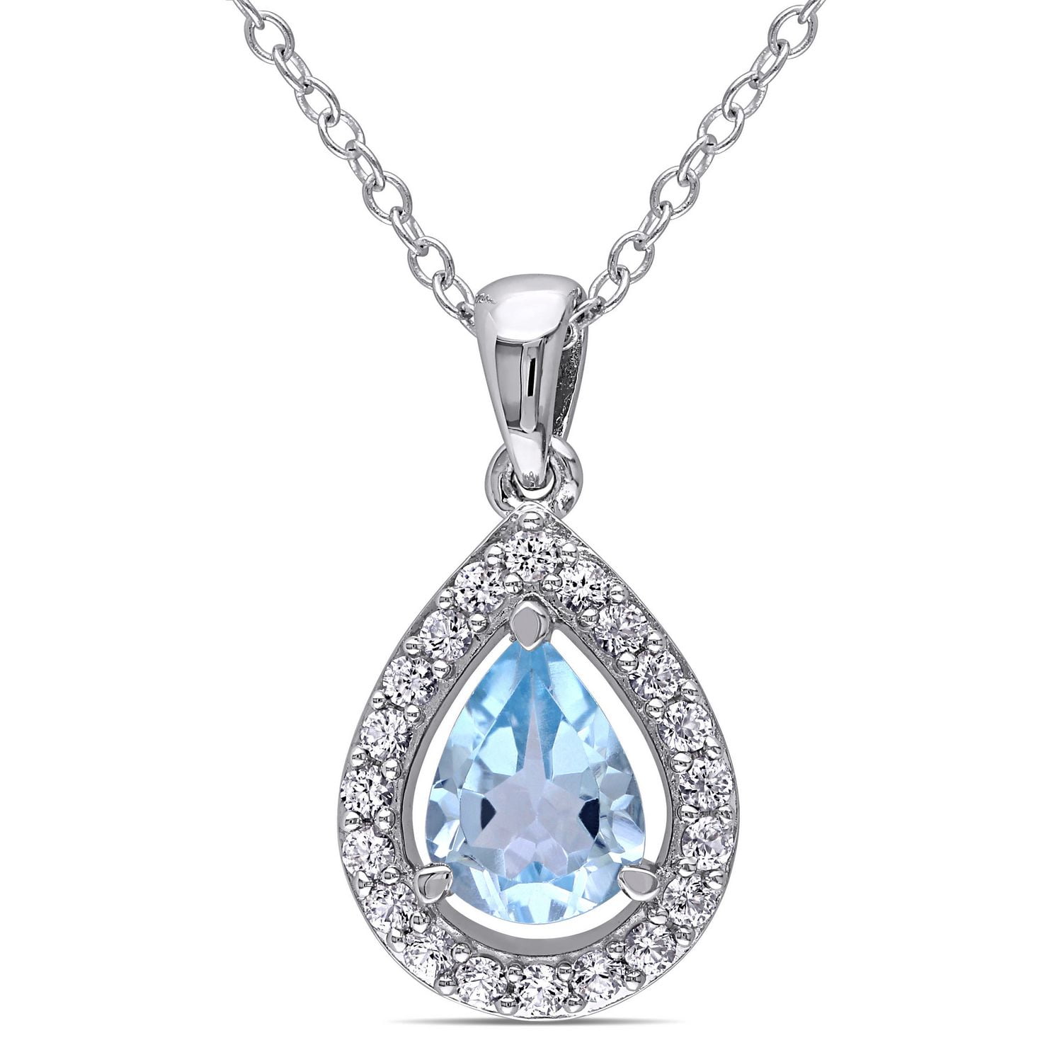 Click here for Tangelo 1.75 Carat T. G.W. Sky-Blue Topaz And Crea... prices