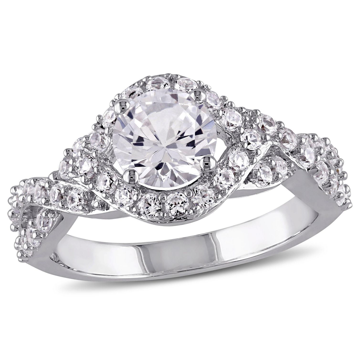 Click here for Miabella 2.20 Carat T. G.W. Created White Sapphire... prices