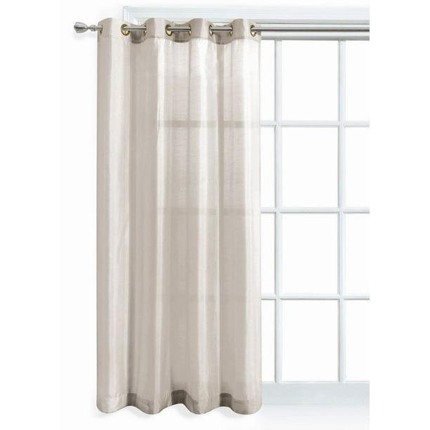 Mainstays Faux Silk Ivory Window Panel - Walmart.ca