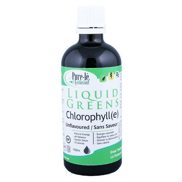 Pure-lē Natural Liquid Greens Unflavoured Chlorophyll(e) Drops - Walmart.ca
