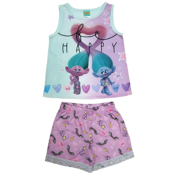 Trolls Girl's 2-Piece Pajama Set - Walmart.ca