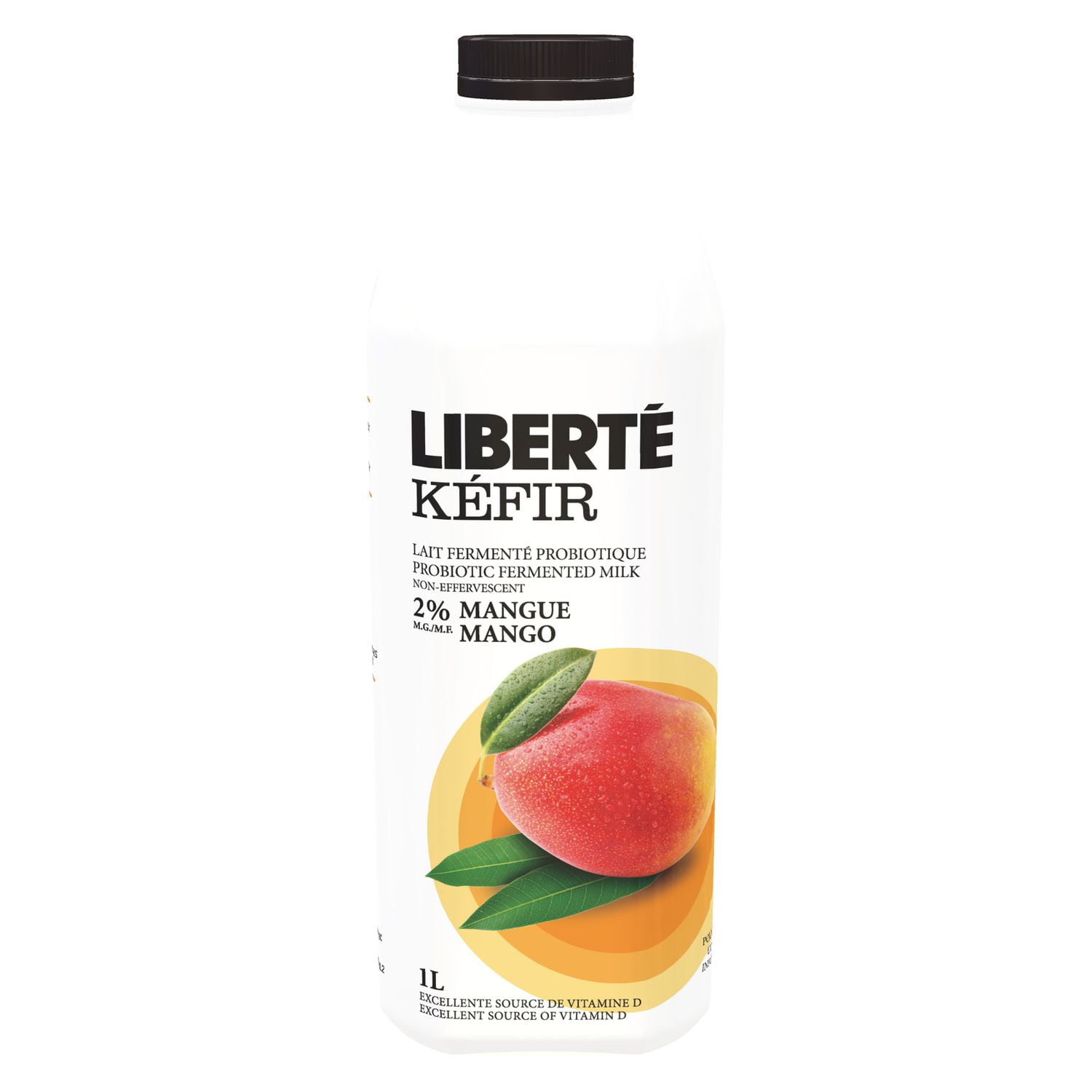 LIBERTÉ Kefir 2% MF Mango Non-Effervescent Probiotic Fermented Milk ...