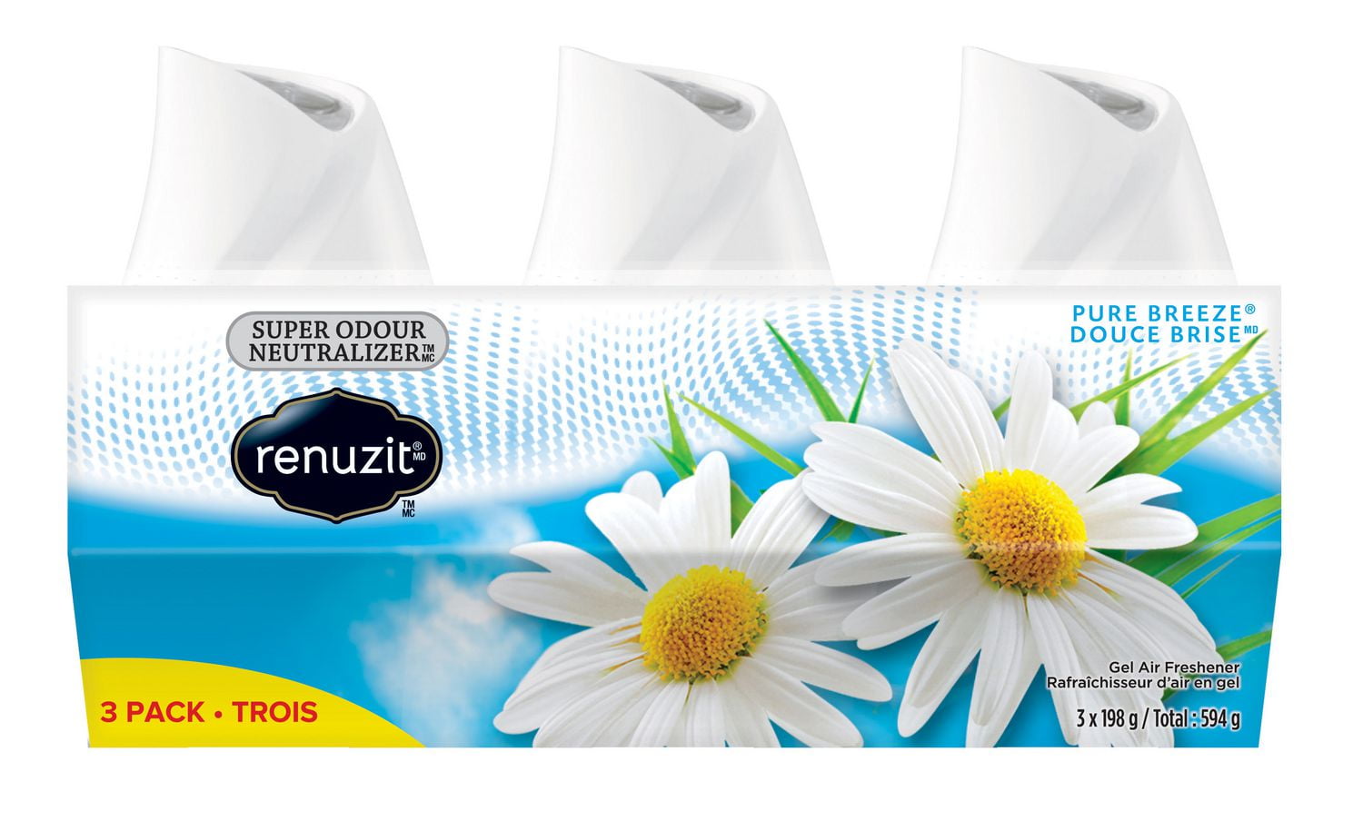 Renuzit Adjustables Pure Breeze, 3 pack / 594 g total | Walmart Canada