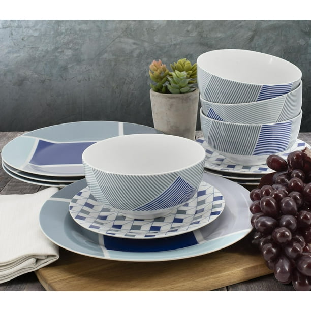 Hometrends Set of 6 Geo Square Side Plates - Walmart.ca