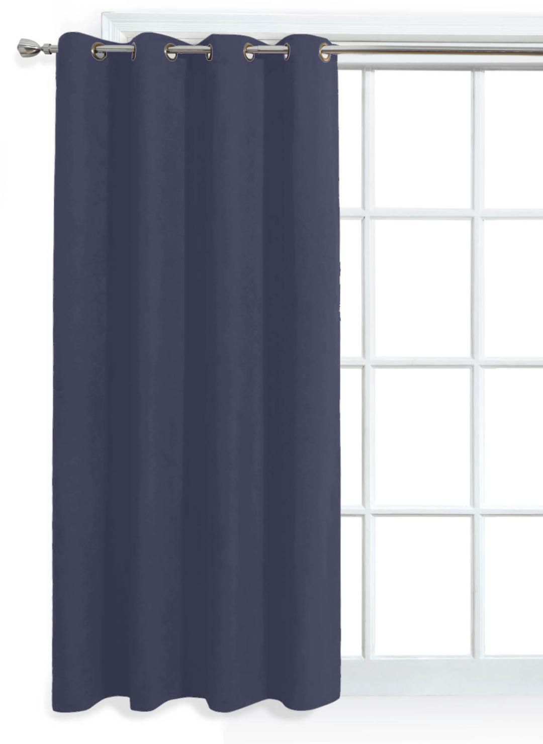 MAINSTAYS Faux Suede Navy Window Panel | Walmart Canada