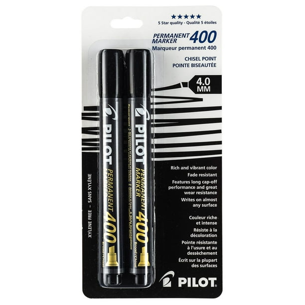 Pilot Permanent Markers 400 - Black - Walmart.ca