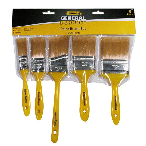 Pintar General Purpose Paint Brush Set, Piece of 5 - Walmart.ca