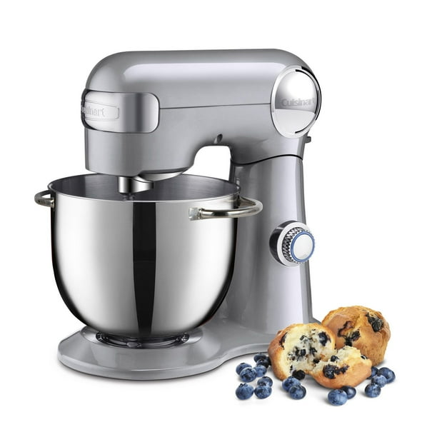 CUISINART SILVER PRECISION MASTER 5.5-QT (5.2L) STAND MIXER, SILVER ...