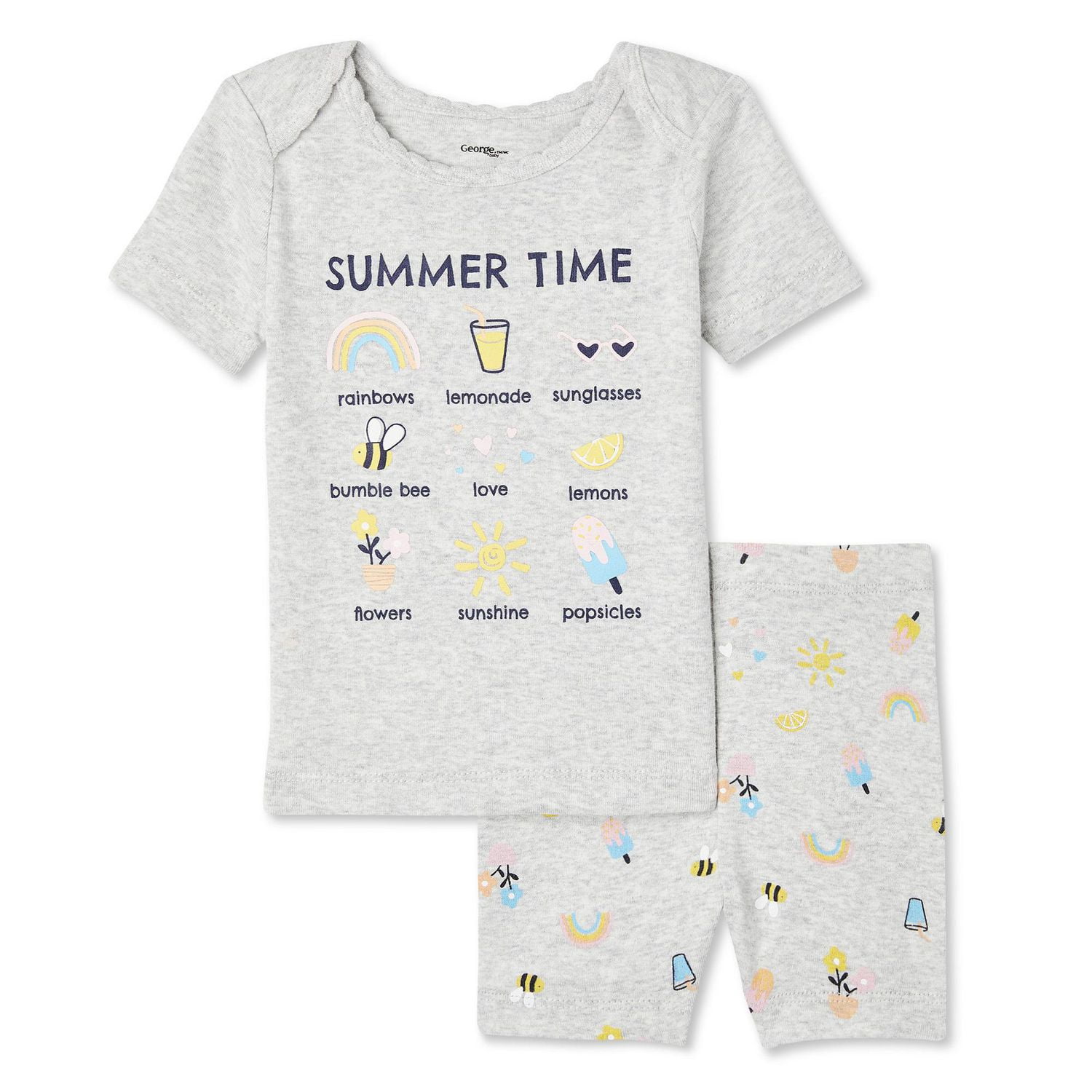 C GEORGE PL 2PC COTTON SHORT SET Walmart Canada