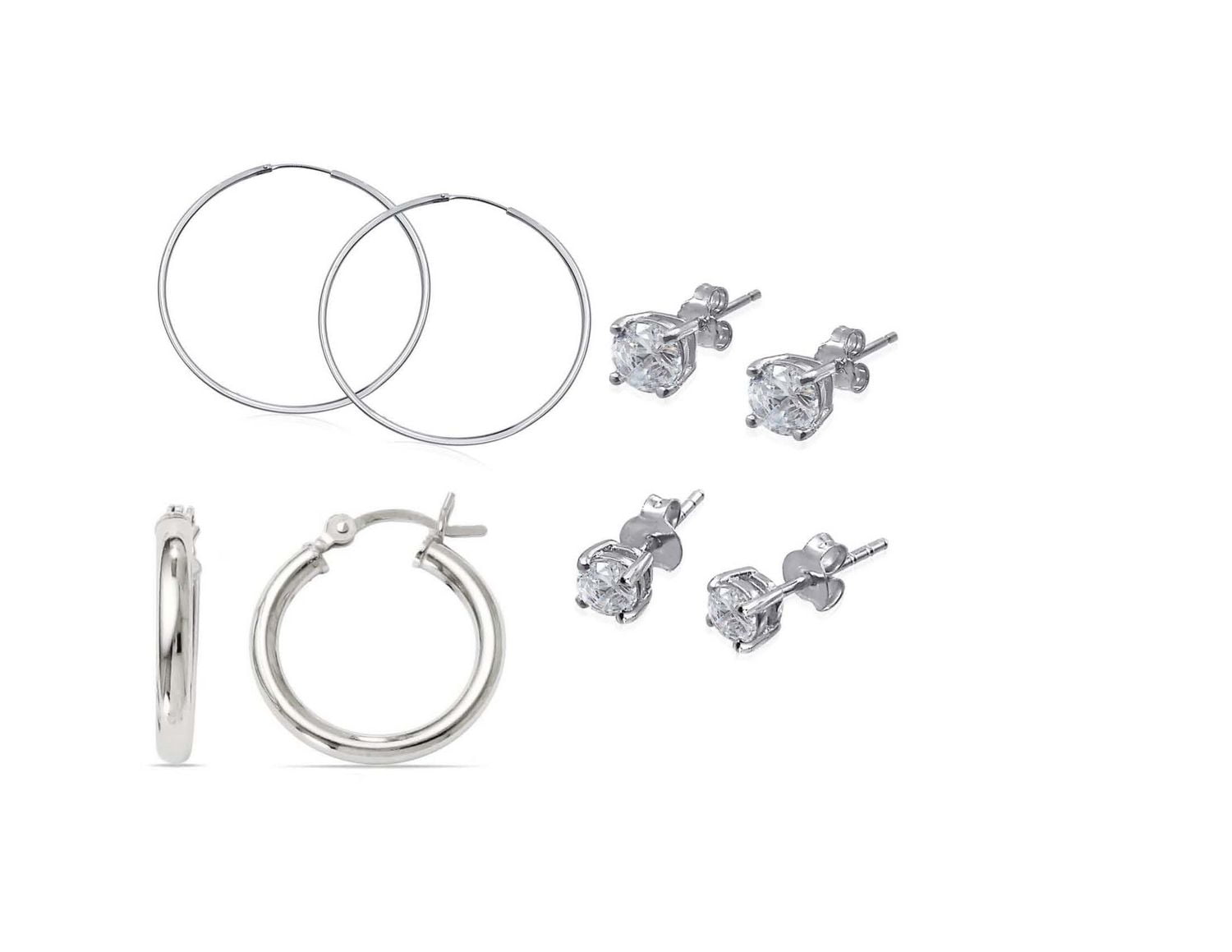 Click here for Luxury Designs Set Of 4 Earrings One Size prices