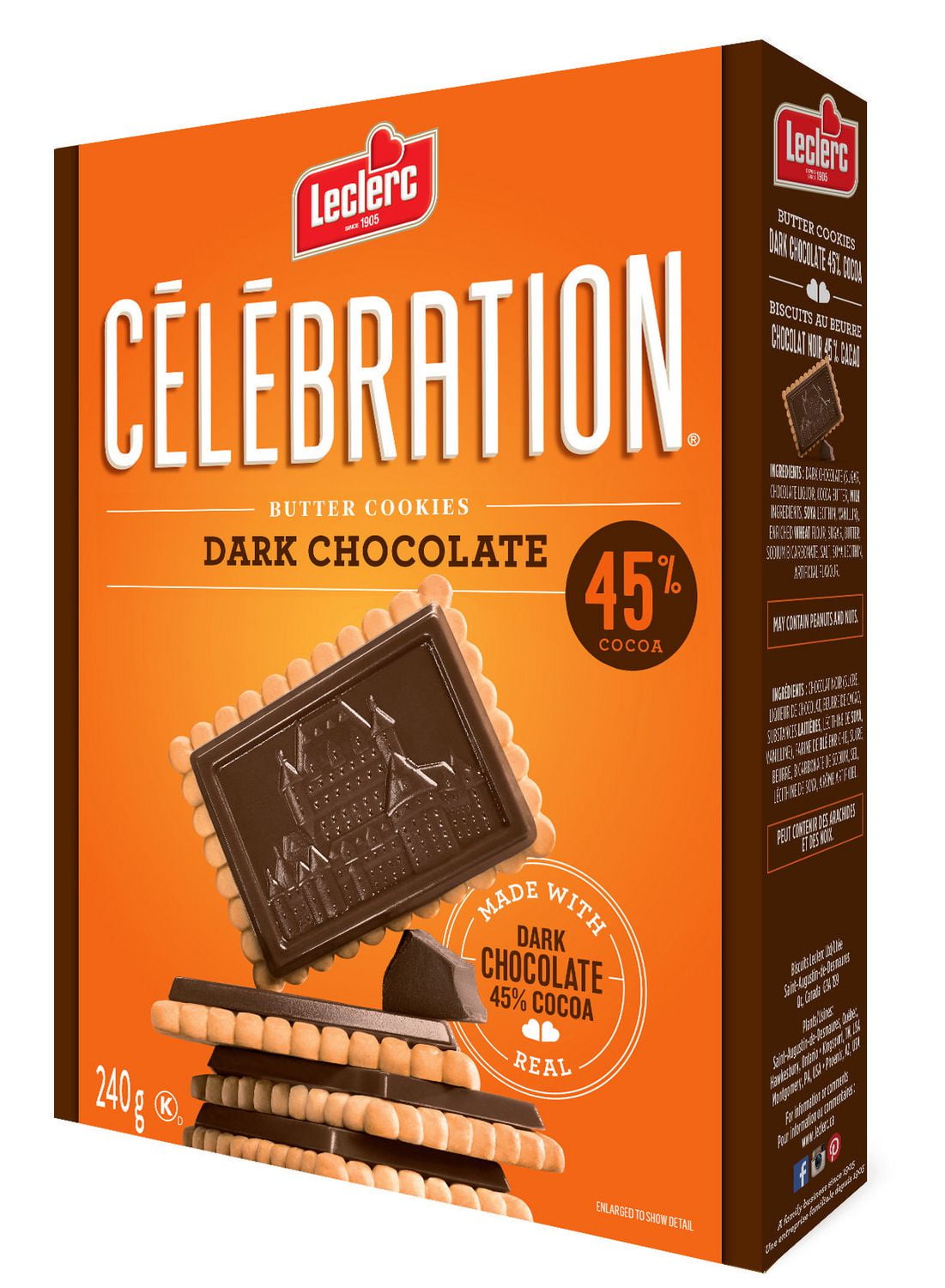 Celebration Dark Chocolate 45% Cocoa Butter Cookies | Walmart Canada