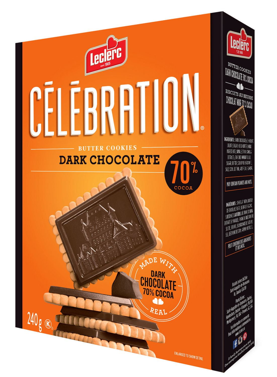 Celebration Leclerc Butter Cookies with Dark Chocolate | Walmart Canada