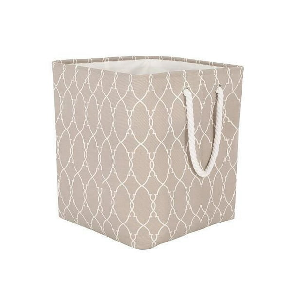 MAINSTAYS Square Canvas Grey Laundry Hamper - Walmart.ca