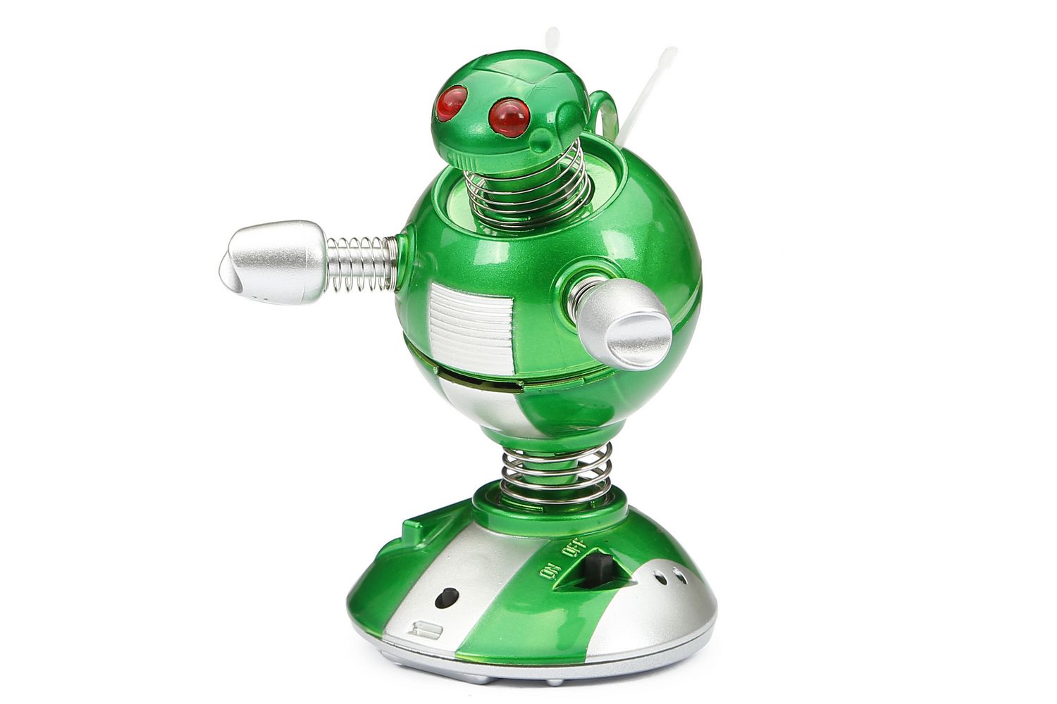 New Bright 5 Inch Battery Operated Giggle Bots Dancer Green | Walmart ...