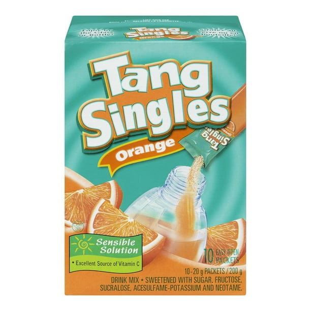 Kraft Foods Tang Orange Singles 10x20 g (200 g), 10 Packets - Walmart.ca