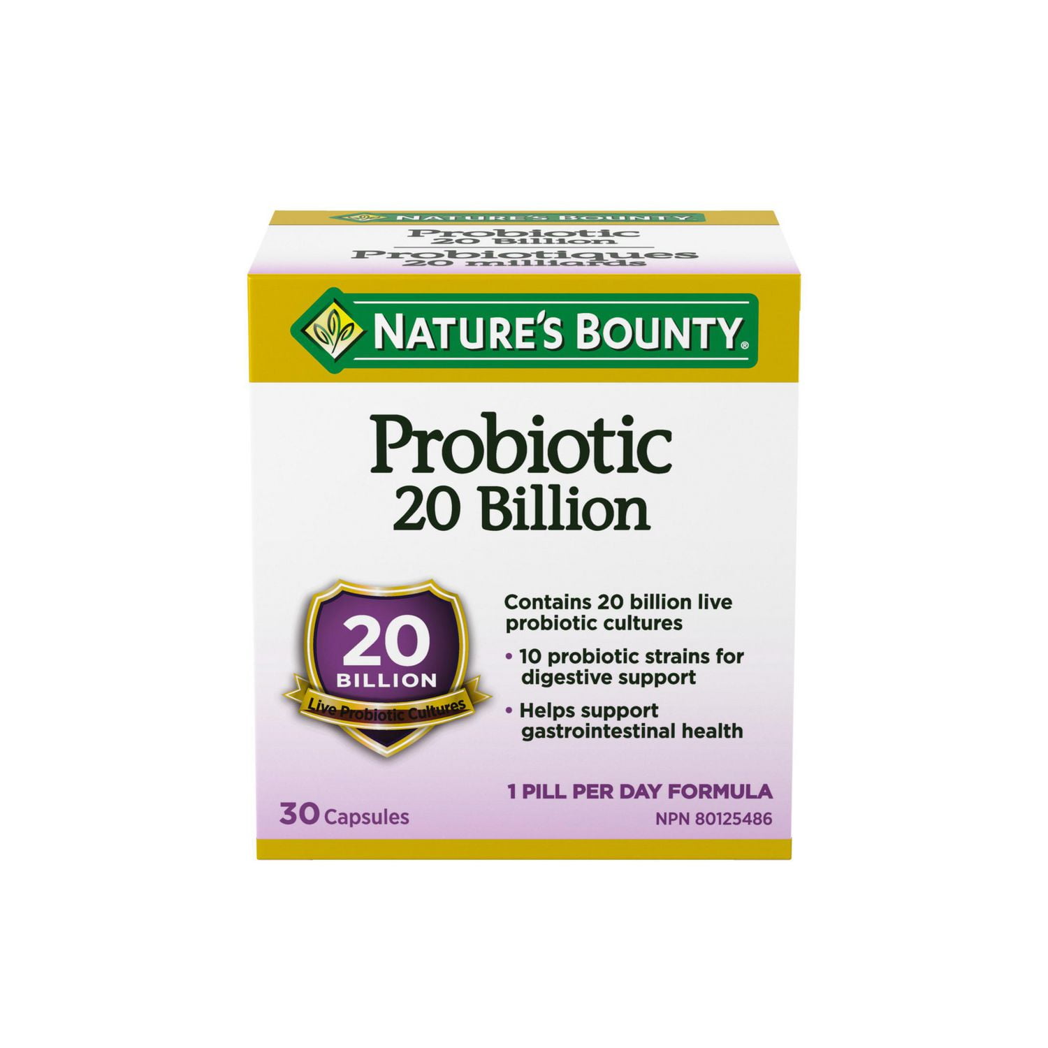Click here for Natures Bounty Probiotic  20 Billion Live Probioti... prices