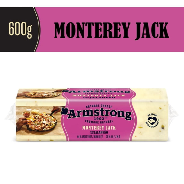 Armstrong Monterey Jack with Jalapeño Cheese, 600 g - Walmart.ca