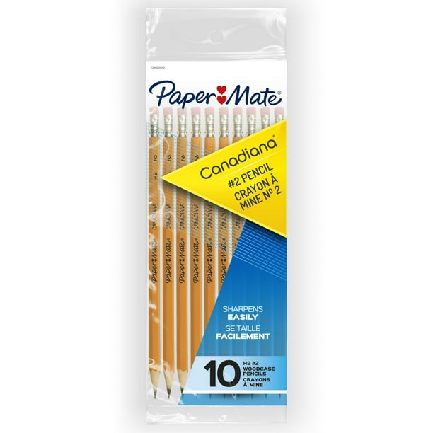 Paper Mate Canadiana Woodcase HB #2 Pencils, 10 Count - Walmart.ca