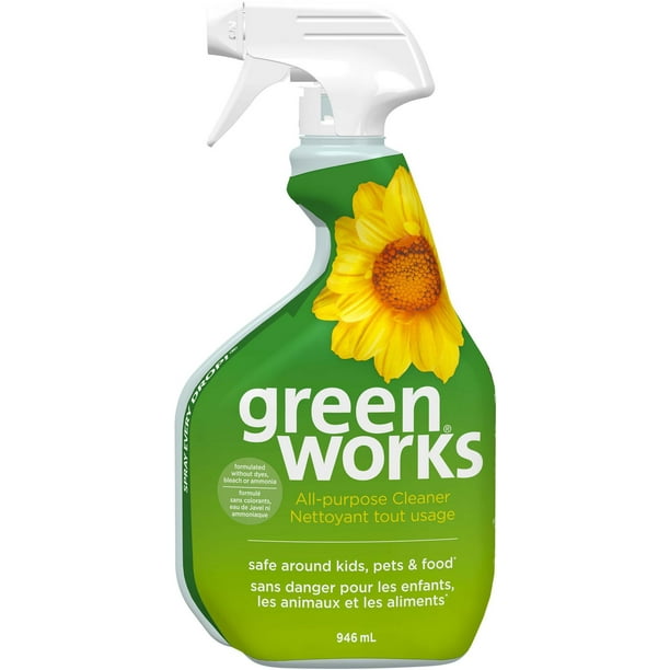 Clorox® Green Works® All-Purpose Cleaner Spray, 946 mL, Removes grime ...