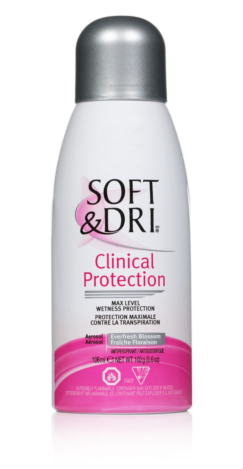 Soft & Dri Clinical Protection Aerosol Antiperspirant Spray | Walmart ...
