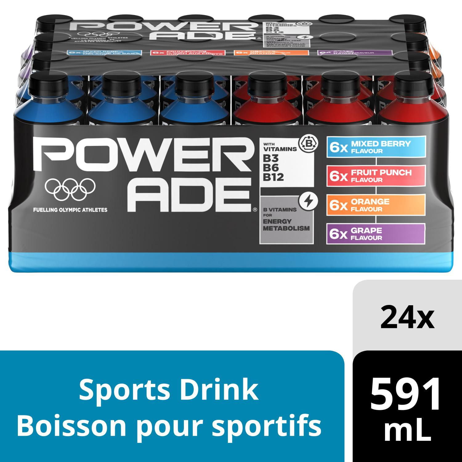 POWERADE Team Pack 591mL Bottles, 24 Pack | Walmart Canada
