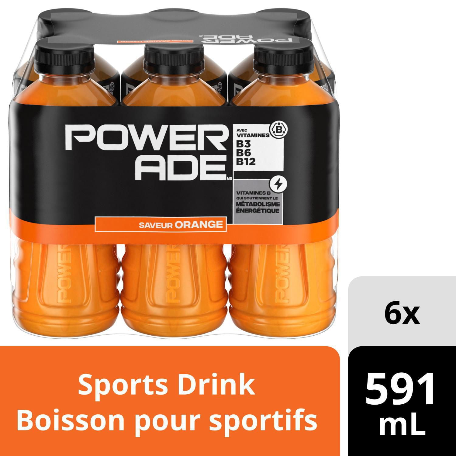POWERADE Orange 591mL Bottles, 6 Pack | Walmart Canada